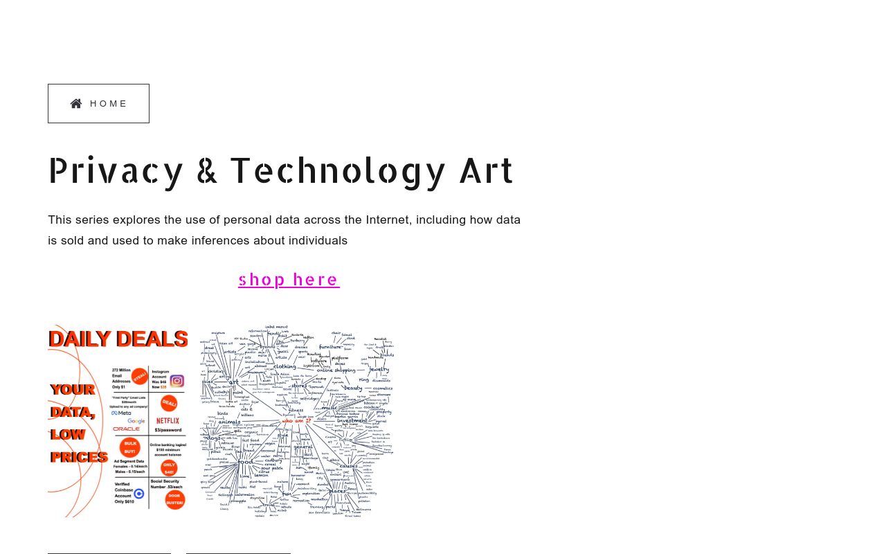 Privacy & Technology Art